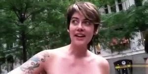 Half Naked Chicks Protesting Against Capitalism College Girls Tnaflix