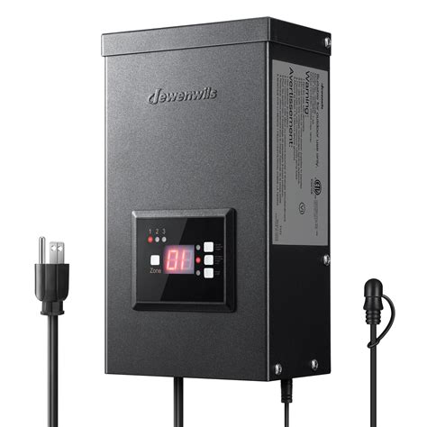 Dewenwils 200w Low Voltage Transformer With 3 Independent Control