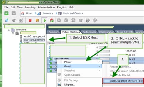 Update Vmware Tools Multiple Vms