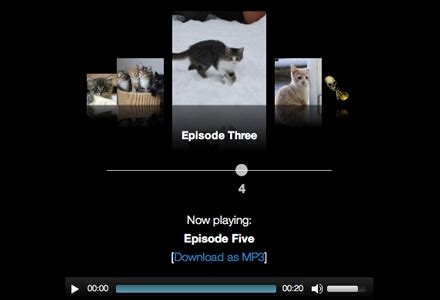 Cover Flow Your Featured Images And Podcasts