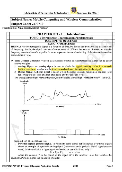 mcwc ch 1 4 imp with ans note subject name mobile computing and