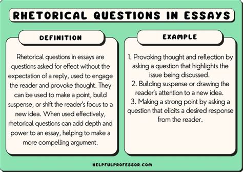 Rhetorical Questions In Essays 5 Things You Should Know 2025
