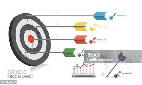 비즈니스를 위한 인포그래픽 템플릿입니다 5 단계 계단 프리젠 테이션 벡터 인포 그래픽을 가진 대상 다이어그램 사업가 4 5세에