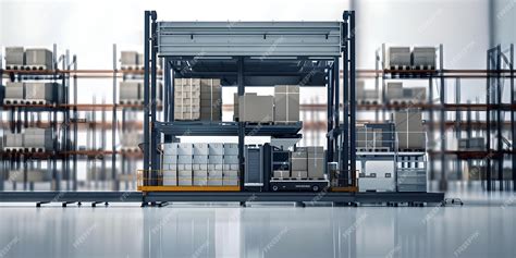 Premium Photo Efficient Warehouse System Enhances Package Picking