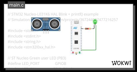 st nucleo l031 hal usart wokwi esp32 stm32 arduino simulator