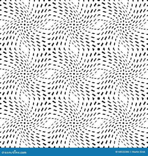 Vector Modern Seamless Geometry Pattern Rhombus Black And White Abstract Stock Vector