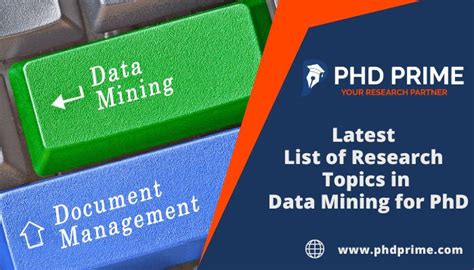 Latest List Of Research Topics In Data Mining For Phd Trending