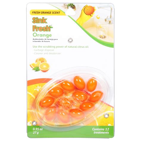 Save On Sink Fresh Orange Scent Garbage Disposal Cleaner And Deodorizer Order Online Delivery Giant