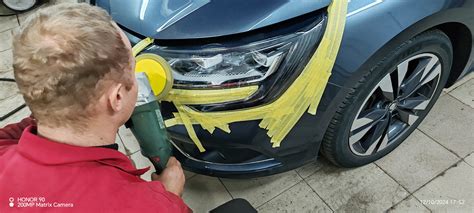 Полировка фар перед оклейкой — Renault Megane Iv 1 5 л 2018 года стайлинг Drive2