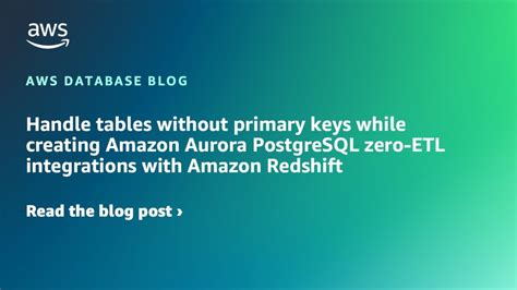 Amazon Aurora AWS Database Blog
