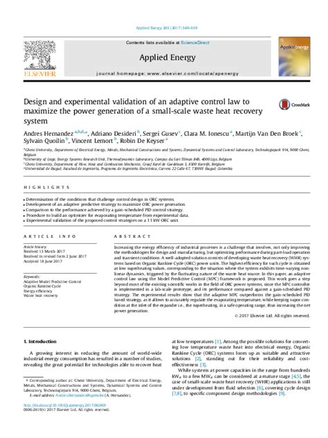Pdf Design And Experimental Validation Of An Adaptive Neurocontroller