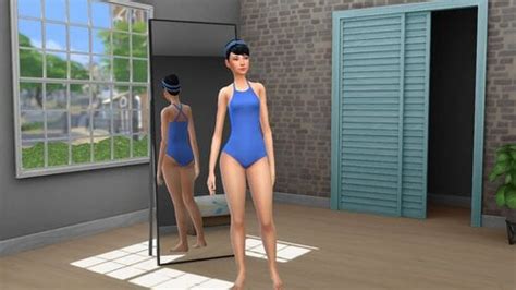 Mm One Piece High Neck Swimsuit Clothing Loverslab