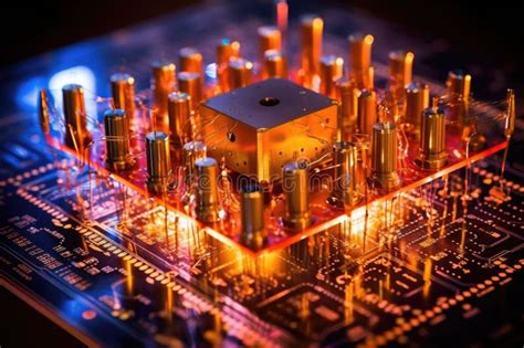 Computing And Quantum Technology Generative Ai Stock Illustration