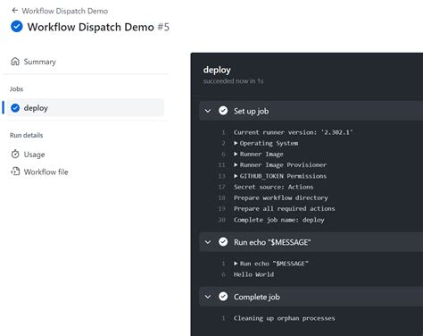 Github Series Actions Workflow Dispatch
