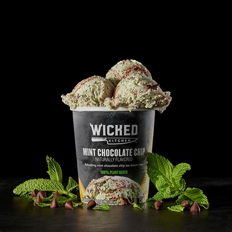 Tub Of Mint Chocolate Chip Ice Cream