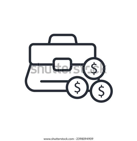 Work Icon Vectoreditable Strokelinear Style Sign Stock Vector Royalty