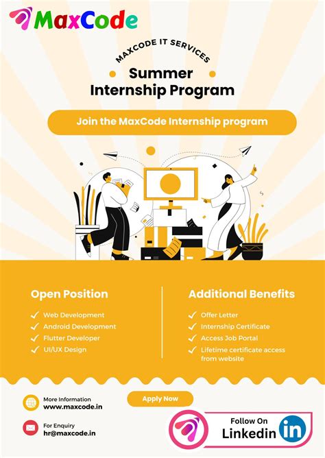 maxcode it services on linkedin internship webdesign webdevelopment