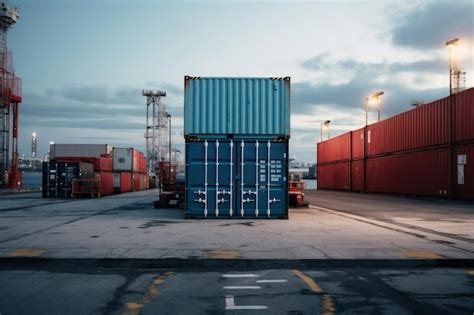 Shipping Container Architecture Delivering Waterfront Premium Ai