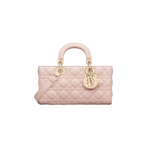 디올 미디움 레이디 디조이 백 파우더 핑크 Dior Kream