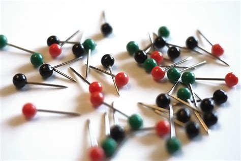 Map Push Pins Tack Locations On Map
