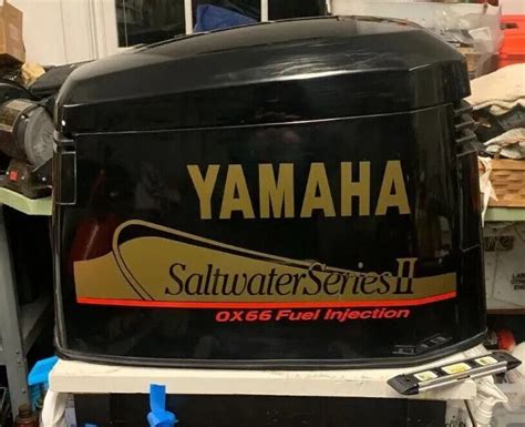 Yamaha Ox66 Saltwater Series Ii Outboard Decals Usa Free Ship Gold Set