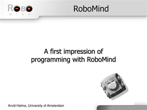 Ppt Robomind Powerpoint Presentation Free Download Id1352777
