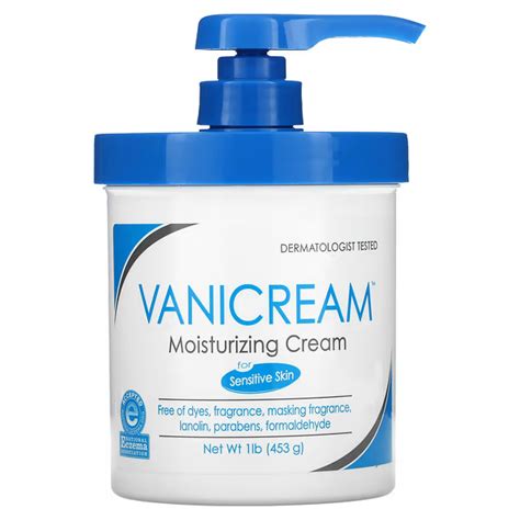Vanicream Moisturising Cream For Sensitive Skin 1 Lb 453 G