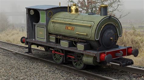 3d Model Peckett W4 Locvomotive Turbosquid 1827996