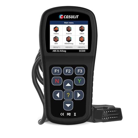 Buy Obd2 Scanner Abs Scan Tool Cgsulit Sc630 Srs Sas Diagnostic Scan Tool Bi Directional