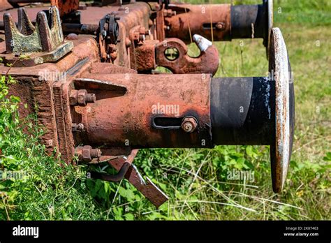 Pneumatic Model Of A Buffer And Hook System Used On The Railway With