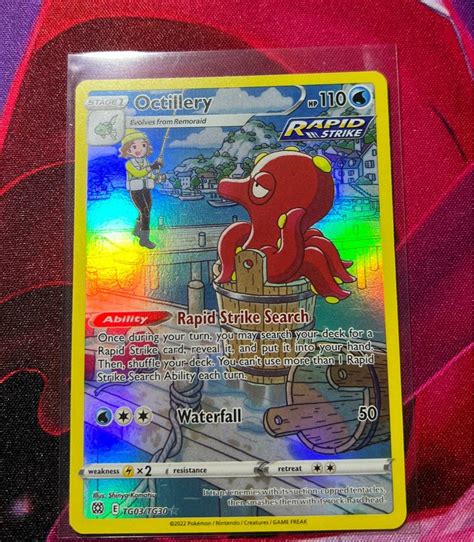 Pokemon Card Octillery Trainer Gallery Brilliant Stars Hobbies And Toys