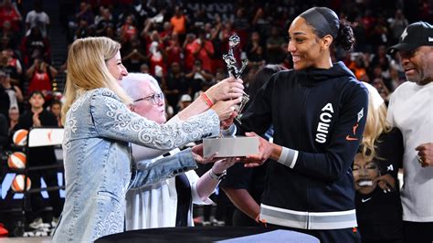 Aja Wilson Adds Unanimous Mvp To Historic Year On And Off The Court