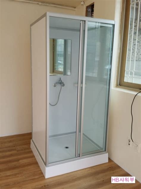 튼튼하고 저렴한 국산 일체형샤워부스조립식이동식간이 샤워부스 네이버 블로그