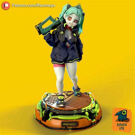 Rebecca Cyberpunk Edge Runner Figure Stl File For 3d Printing Etsy