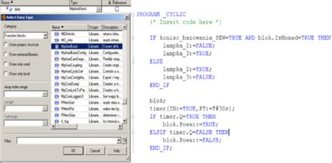 The Declaration Of The Function Block MpAxisBasic And A Part Of The Download Scientific Diagram