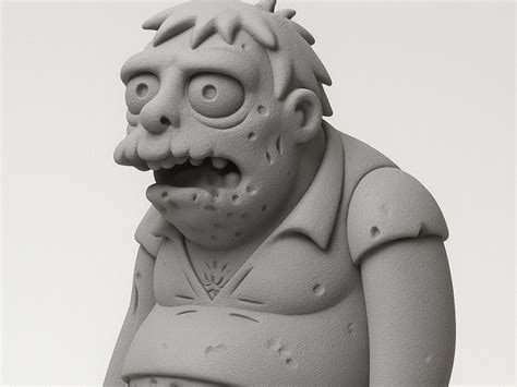 Zombie Barney By Mirrorpad Makerworld Download Free 3d Models