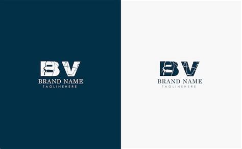 Premium Vector Bv Letters Vector Logo Design