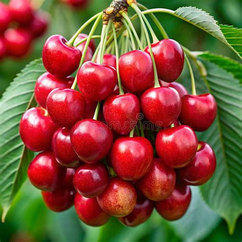 Cluster Cherry Stock Illustration Illustration Of Cherry 377344812