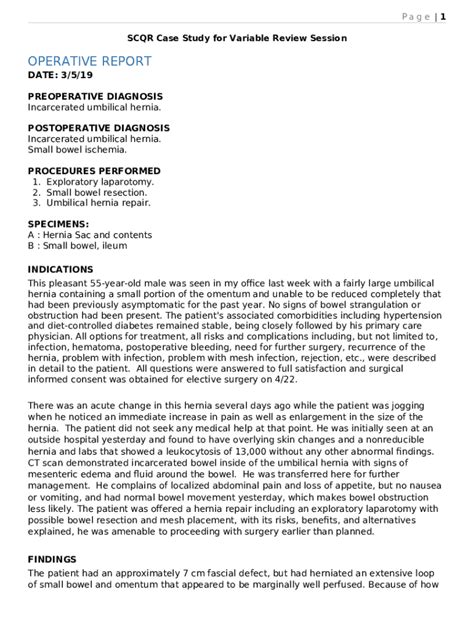 Scqr Case Study For Variable Review Session Doc Template Pdffiller
