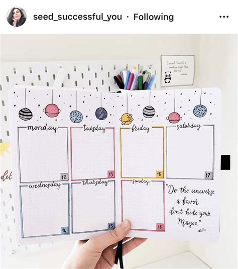 Weekly Bullet Journal Bullet Journal Weekly Layout 10 One Page Ideas