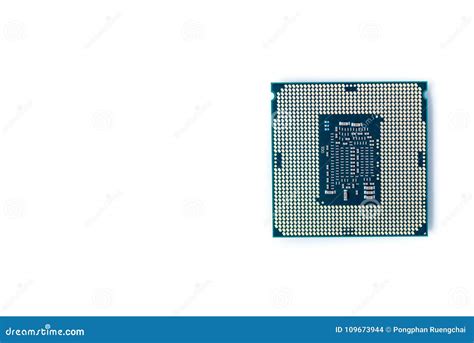 Computer CPU Processor Stock Photo Image Of Closeup