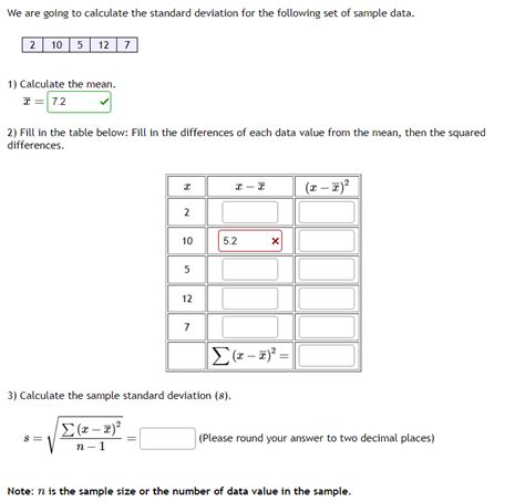 Solved We Are Going To Calculate The Standard Deviation For Chegg