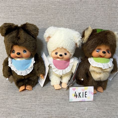 Monchichi Friends Assortment 3 Set Kuma Chamu Tamutamu Ebay