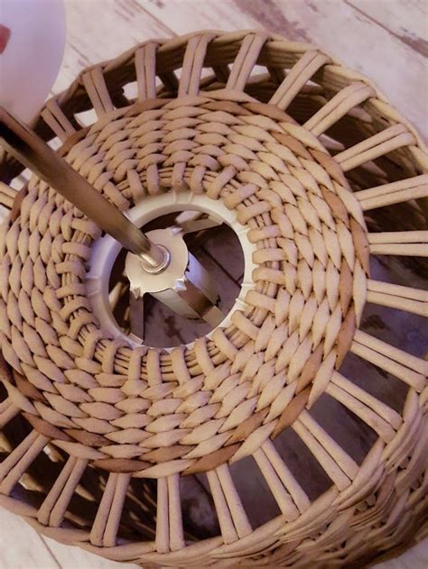 Diy Wicker Lamp Shade Diy Rattan Lampshade