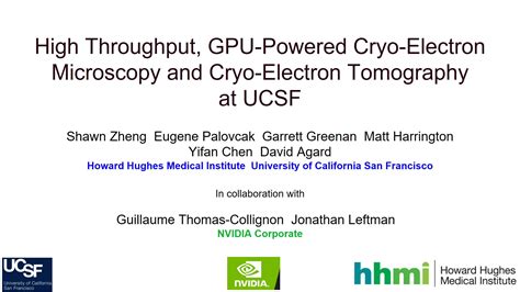 Gtc 2020 High Throughput Cryo Electron Microscopy Nvidia Developer