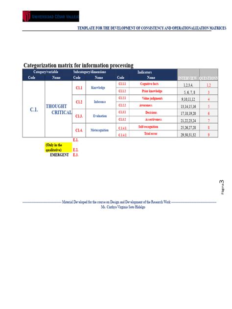 Examples Of Qualitative Matrix Pdf Matrix Mathematics