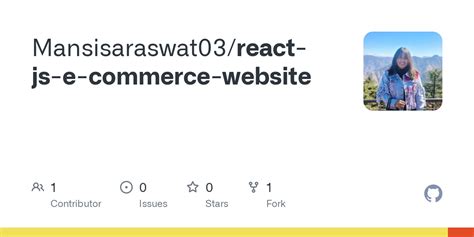 GitHub Mansisaraswat React Js E Commerce Website