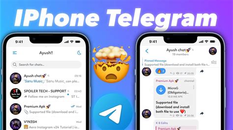 iOS Telegram For Android ️ | iPhone TELEGRAM Features on android 2024 ...