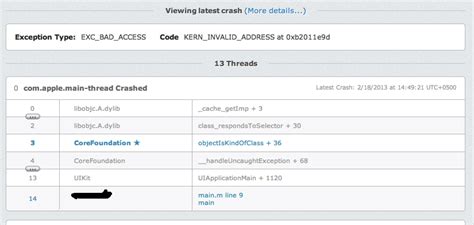 ios how i can fix kern invalid address stack overflow