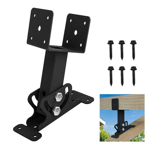 Wpbhk 1pcs Roof Riser Brackets Kit Pergola Roof Riser Beam Bracket